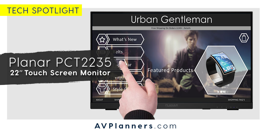 Planar PCT2235 -- 22" Touch Screen Monitor